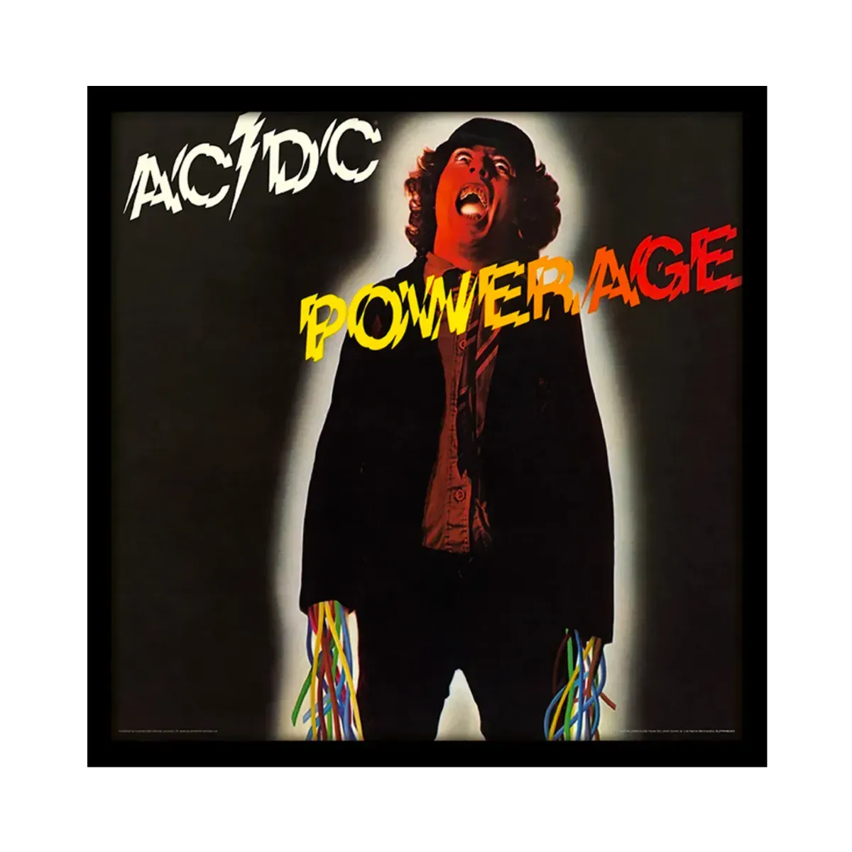 Powerage 12" Album Cover Framed Print – AC/DC